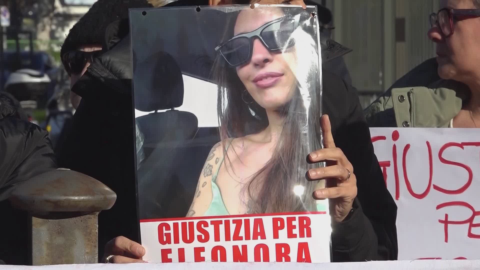 Sit-in per chiedere giustizia per Eleonora Guidi, vittima di femminicidio