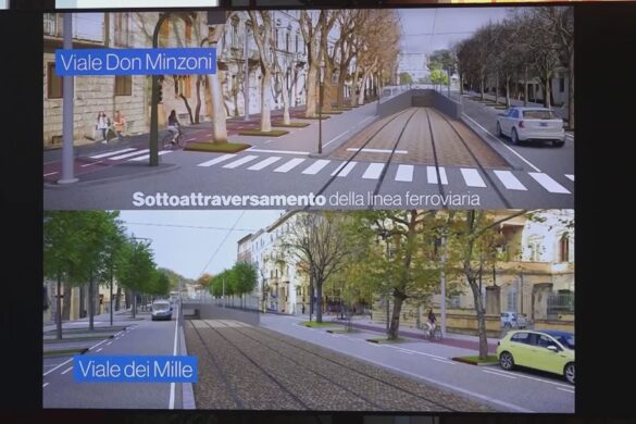 Fiamme sotto il ponte della Tramvia: linea T2 interrotta